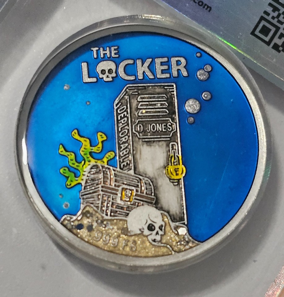 The Locker Mint Henry Avery Enamel Round 2021 2ozt Rare | eBay