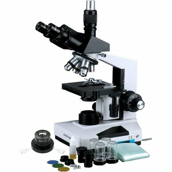 AmScope T490B-DK Compound Trinocular Microscope for sale online | eBay