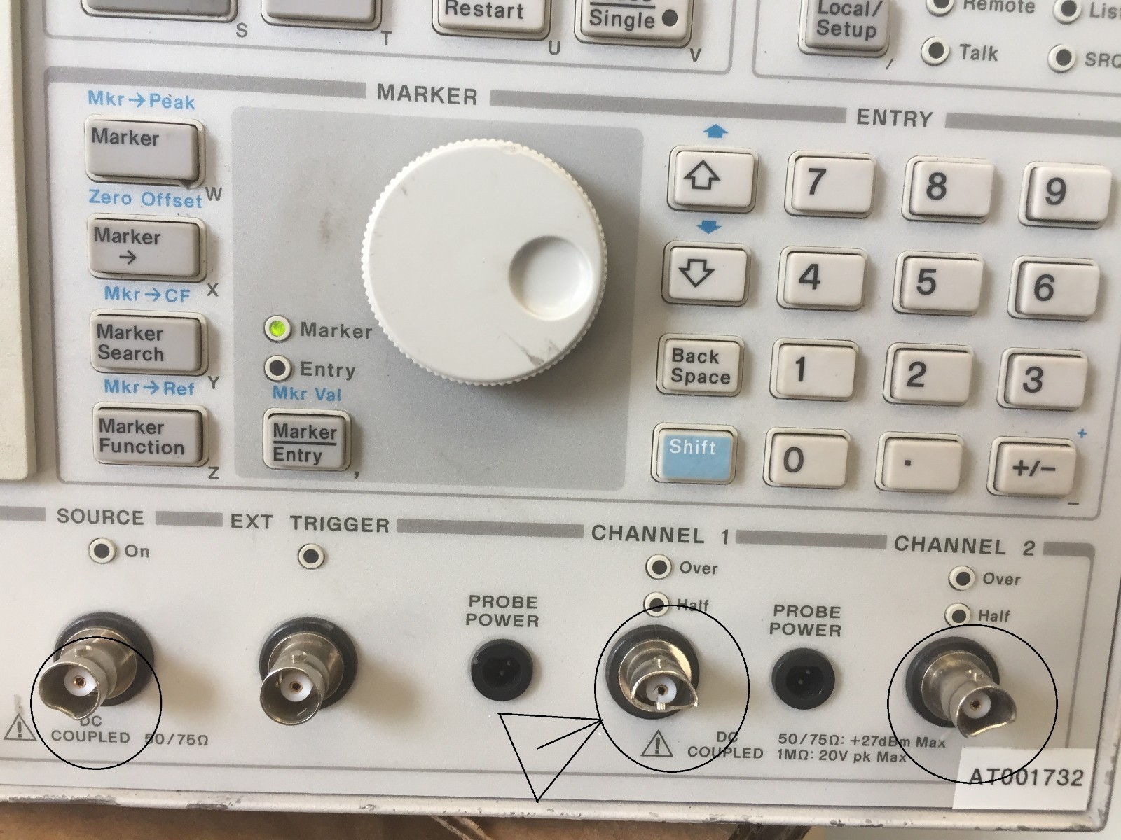 HP Agilent 89441A Signal Test Analyzer Tested To Power On As Pictured ...
