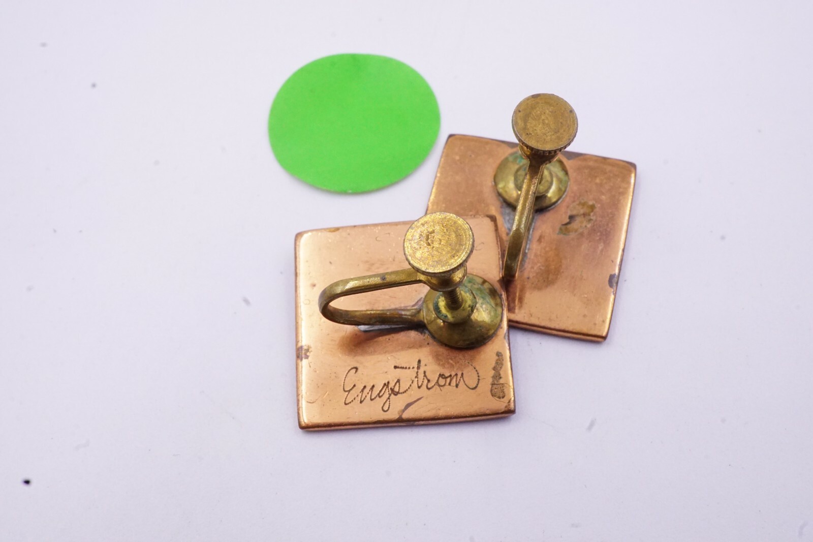 VTG 1960's Signed ROBERT ENGSTROM Copper & Enamel Mid… - Gem