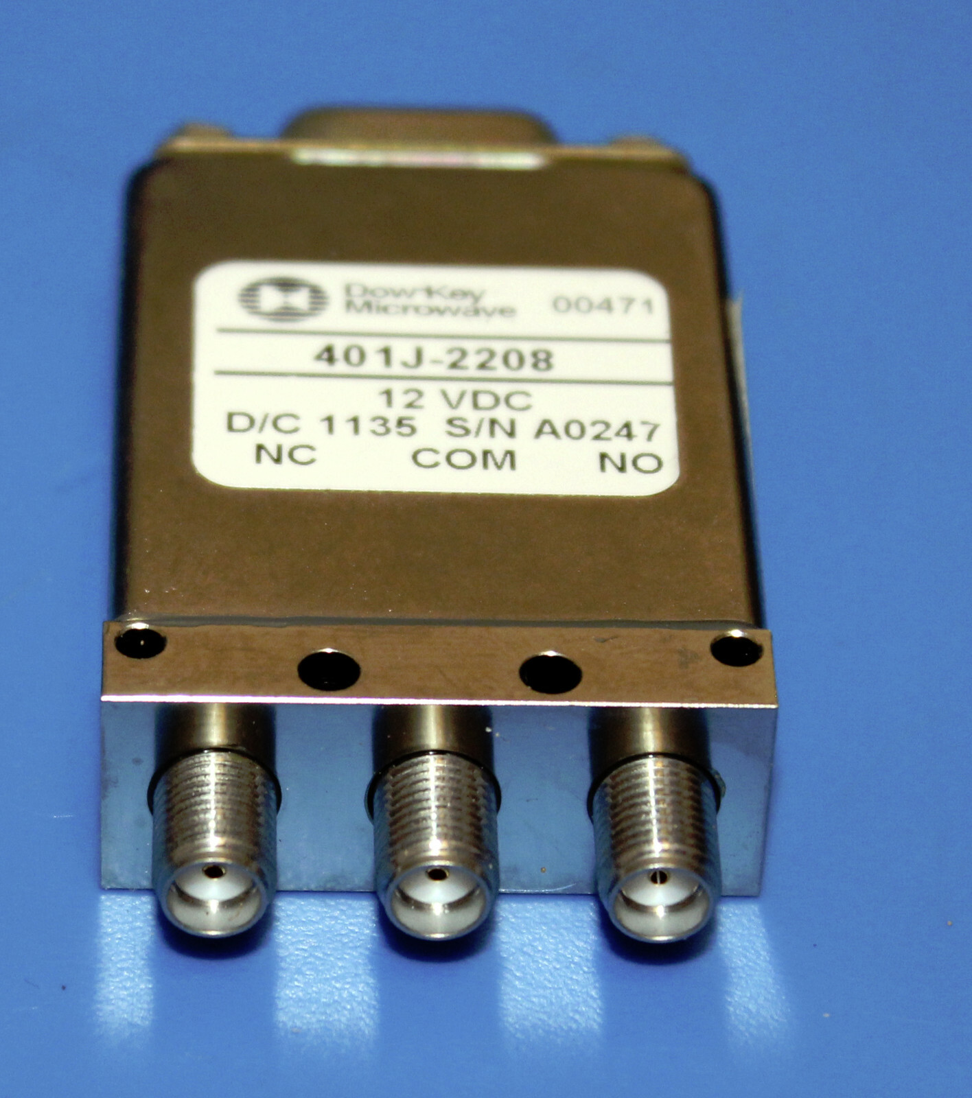 Dowkey Microwave SPDT RF Coaxial Switch 401J-2208 12VDC | eBay