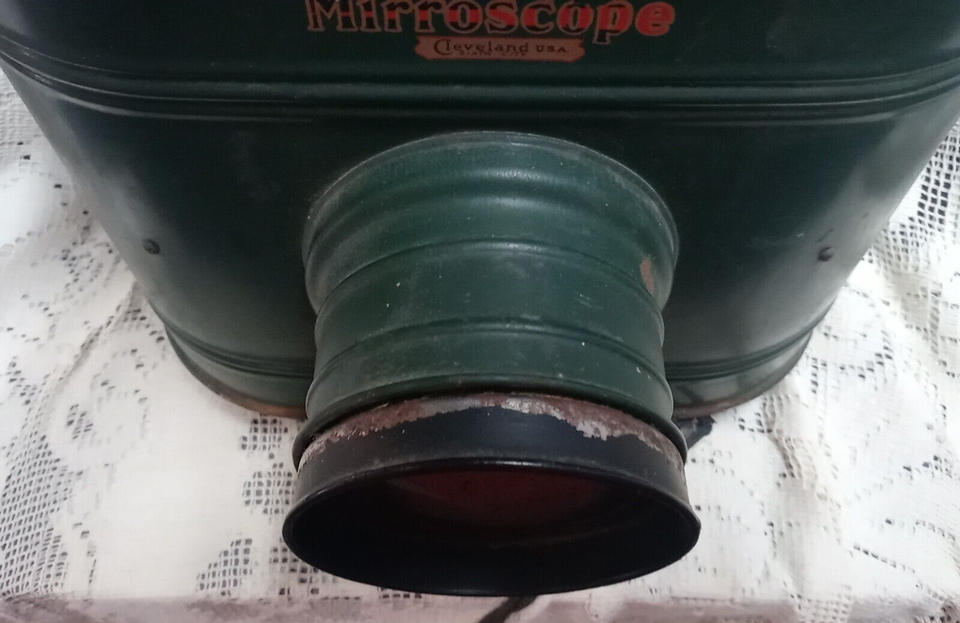 Mirroscope Cleveland USA Antique Vintage Photo Post Card Projector ...