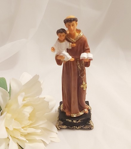 Saint Anthony Of Padua 5"(h) Statue New | eBay UK
