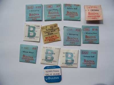 13 pc. lot -NOS Bulova Watch Parts For Watch Repairs | eBay