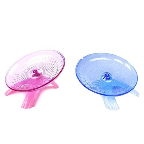 Running Disc Flying Saucer Exercise Wheel Toy for Mice Dwarf Hamster ...