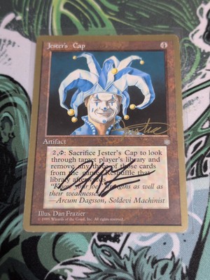 1x Signed Championship Jester's Cap Magic The Gathering Staple | eBay