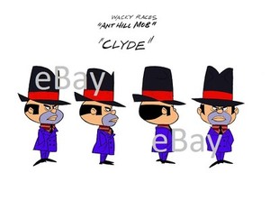 Hanna Barbera STYLE GUIDE PLATE - WACKY RACES - CLYDE Ant Hill Mob | eBay