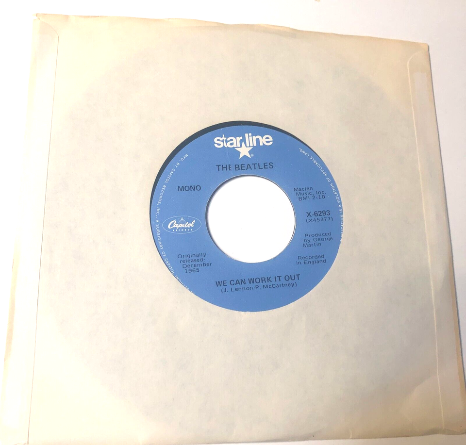 The Beatles 7" 45 record Day Tripper / We Can Work It Out | eBay