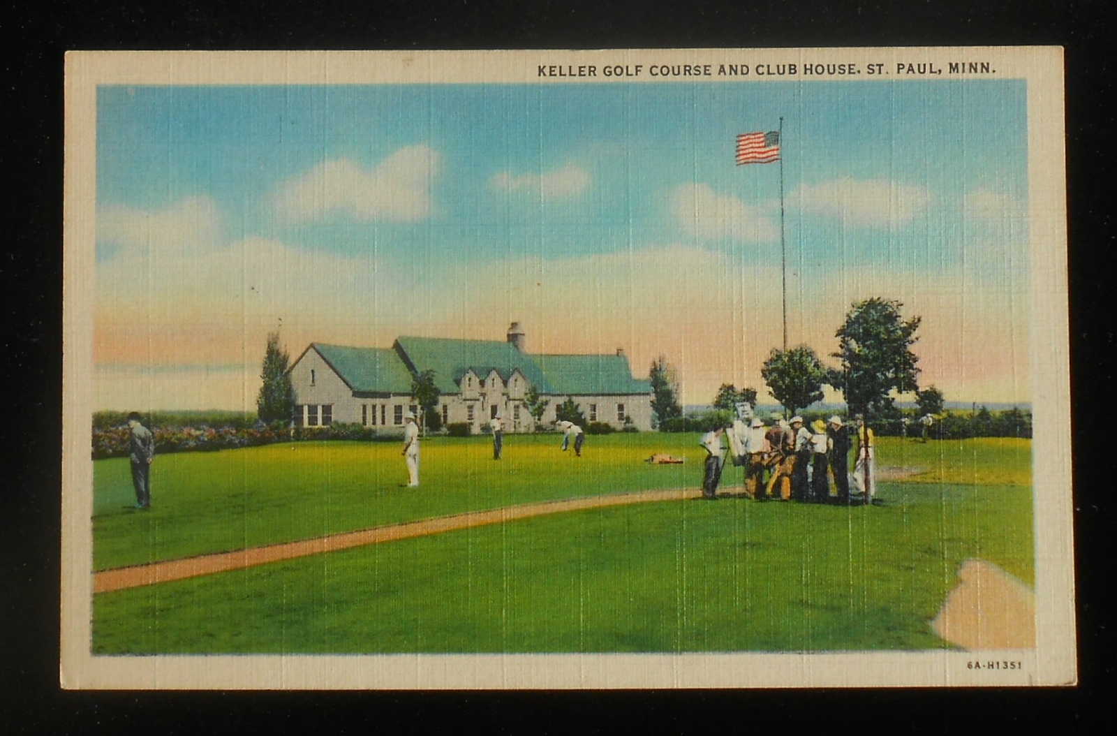 1940s Keller Golf Course and Club House Golfers Saint Paul MN Ramsey Co ...