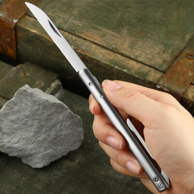 Stainless Steel Pen Knife Portable Folding Sharp Fruit Knife Cutter ...