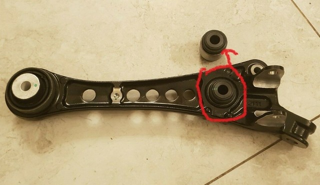 JAGUAR NEW XJ X351 FRONT LOWER WISHBONE CONTROL ARM BUSH ONLY! Genuine ...