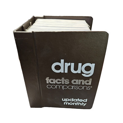 Vintage Drug Facts and Comparisons 1998 Hardcover Binder Updated ...