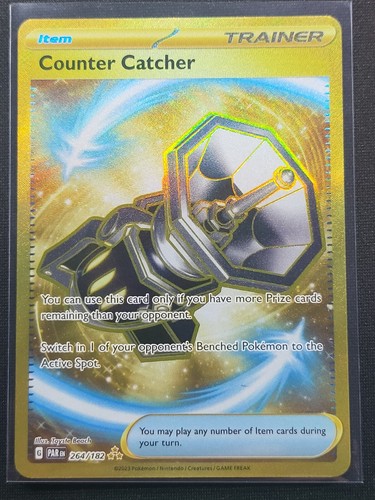 Counter Catcher 264/182 (Hyper Rare Gold Secret) Paradox Rift Near Mint ...