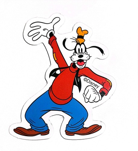 Disney GOOFY Anime Cartoon Water Resistant Sticker | eBay