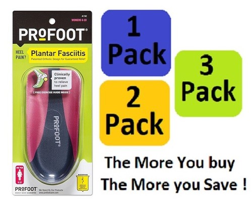 Profoot Plantar Fasciitis Arch Supports Inserts Shoes WOMEN 1 pair | eBay