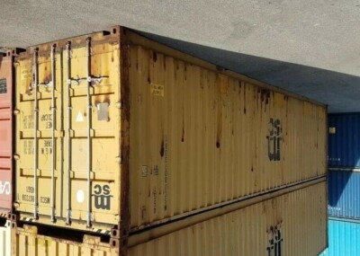 Used 40' Dry Van Steel Storage Container Shipping Cargo Conex Seabox ...