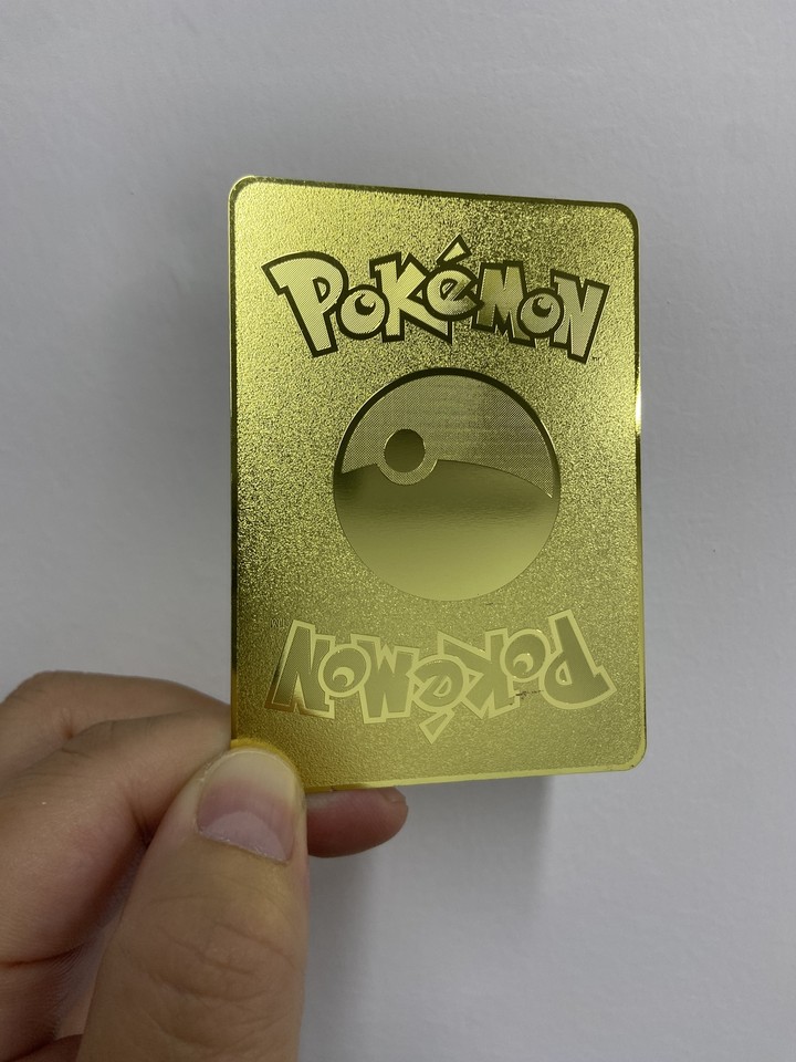 Gold Metal Pikachu Pokémon Card-Collectible Gift Display！lovely‌ | eBay