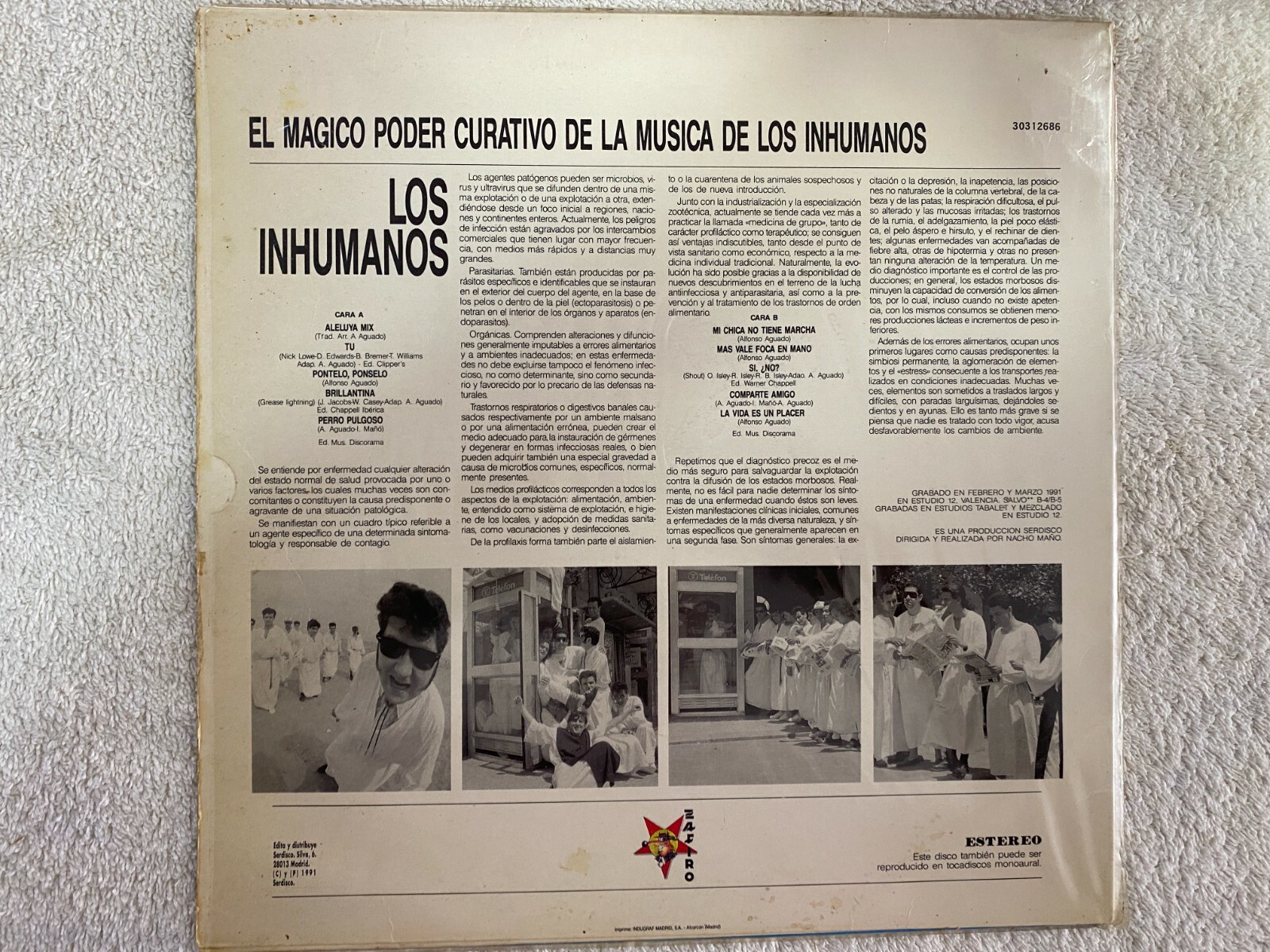 Inhuman - LP Vinyl - El Magic Healing Power de La Music de Los Inhuman ...
