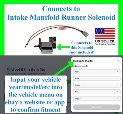 fits Audi VW Intake Manifold Valve Solenoid Actuator Connector Plug ...