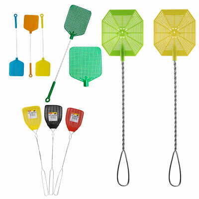 4 Pc Hand Fly Swatter Bug Mosquito Insect Wasps Killer Catcher Swat ...