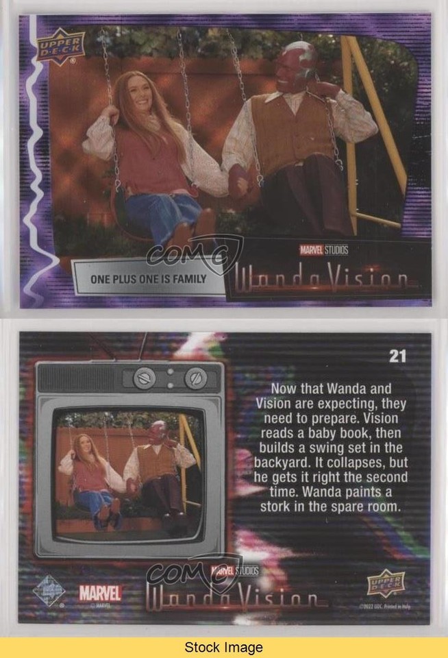 2022 Marvel Studios' WandaVision Purple Spell Wanda Maximoff Vision #21 ...