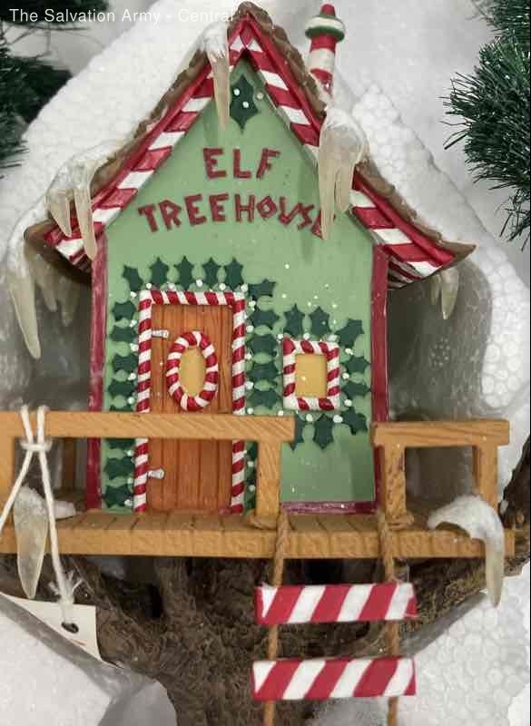 Department 56 Elf Tree House Decorative Collectible Figure With Box | eBay