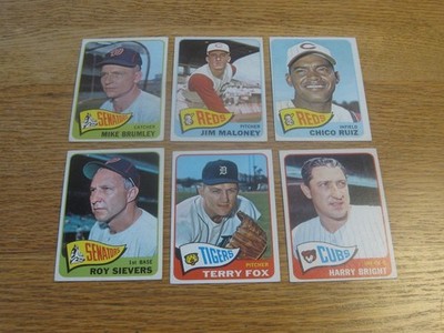 1965 Topps Baseball Card lot x 6 High Series 7th Series | eBay