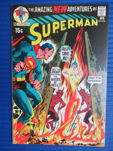 SUPERMAN # 236 - (VF) -NEAL ADAMS COVER-PLANET OF THE ANGELS-THE GATES ...