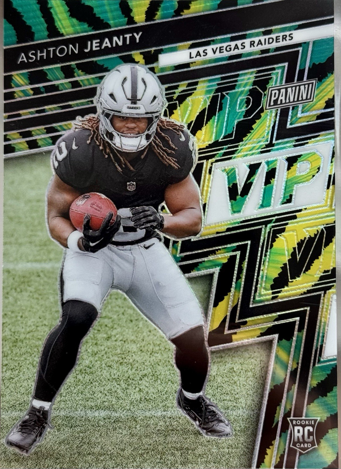 Ashton Jeanty 2025 Panini The National NSCC GOLD VIP Rookie Raiders ...