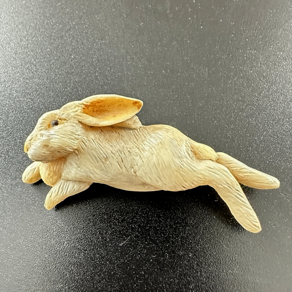 Ralph Massey Raven Studio Bunny Rabbit Pin Brooch in Full Stride 2 ...