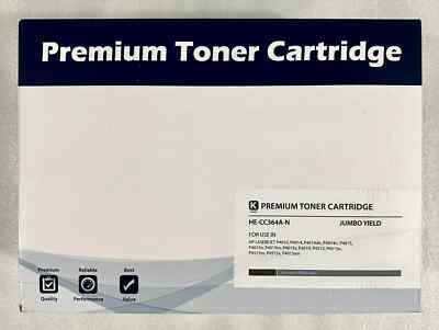 64X CC364X Black High-Yield Premium Toner Cartridge Compatible with HP ...