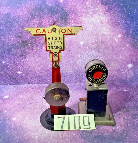 Lot of Mar Lines Marx Railroad Circuit Breaker & Bell Ringer Crossing ...