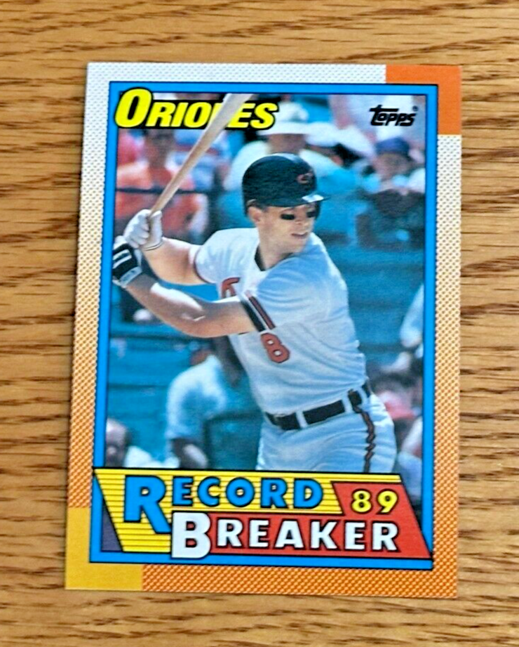 CAL RIPKEN JR. 1990 Topps #8 '89 Record Breaker | eBay