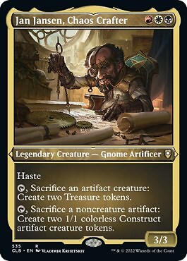 Jan Jansen, Chaos Crafter (Foil Etched) Commander Legends: Battle for ...