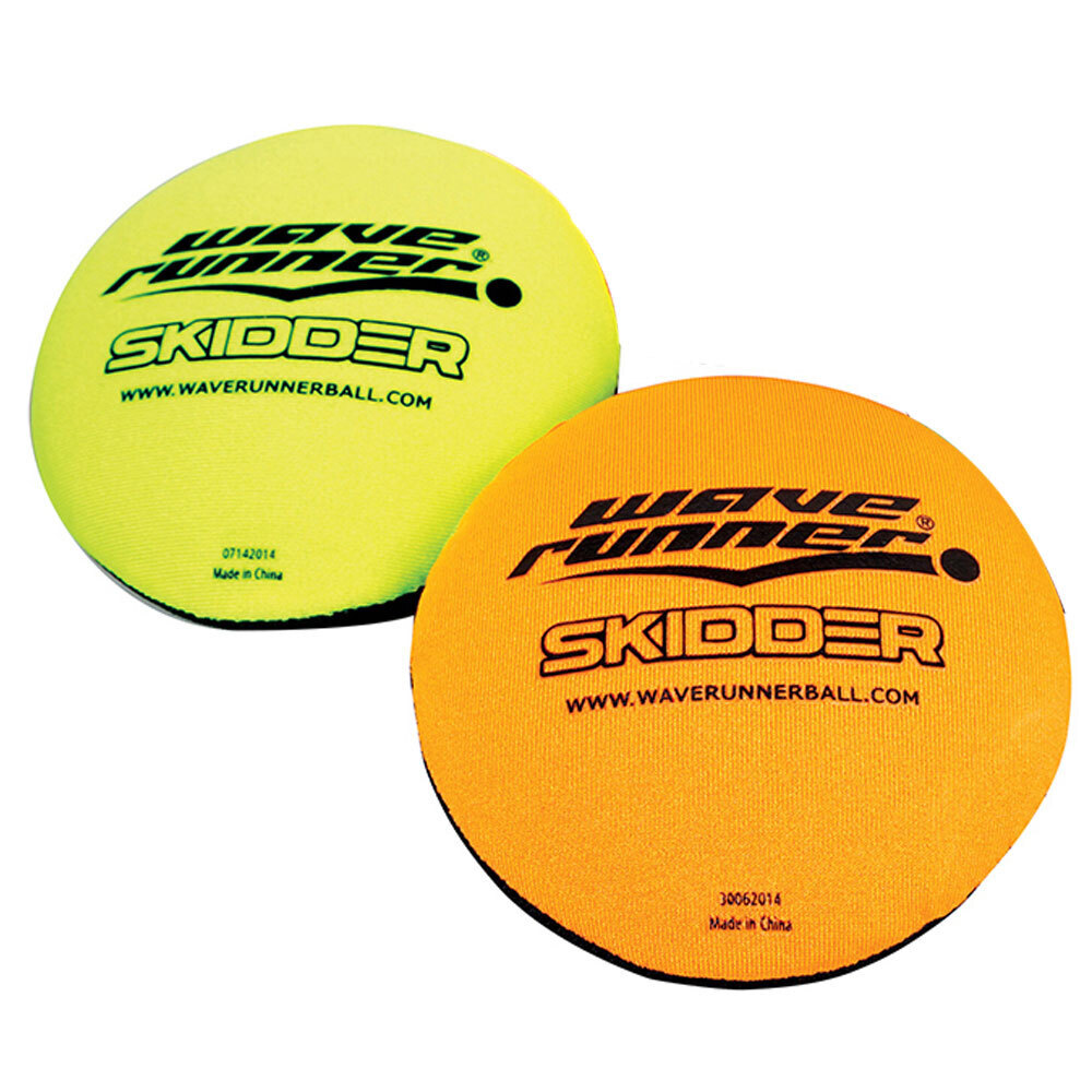 2x WaveRunner 7cm Water Bounce Skidder Kids Beach/Pool Round Catch Toy ...