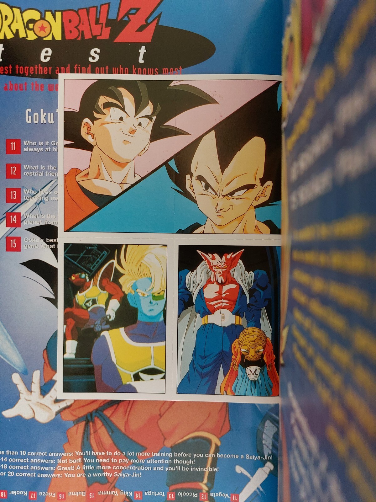 DRAGON BALL Z "ALBUM EMPTY" + "6 NEW STICKERS INCLUDED" - PANINI 1989 ...