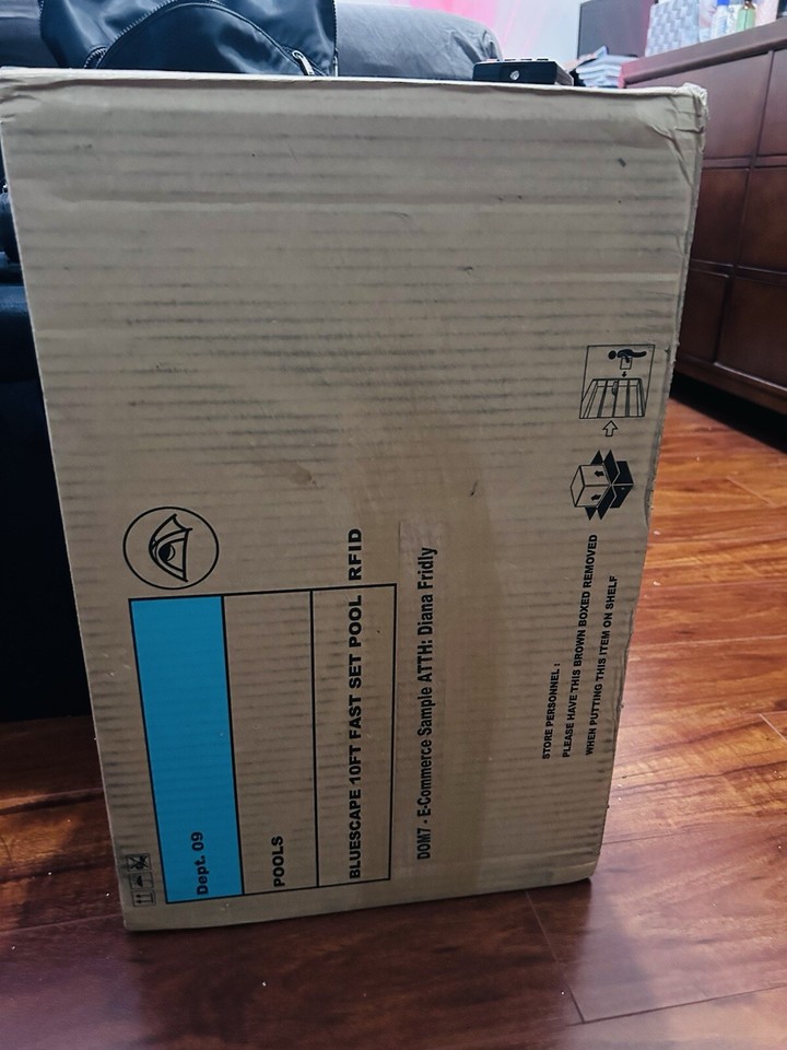 Bluescape Fast Set 10’ x 30” Round Inflatable Soft Sided Above Ground ...