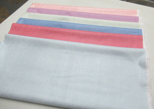 BENARTEX quilt-craft fabric COLOR WEAVE PEARLIZED bundle 6 colors x 1 ...