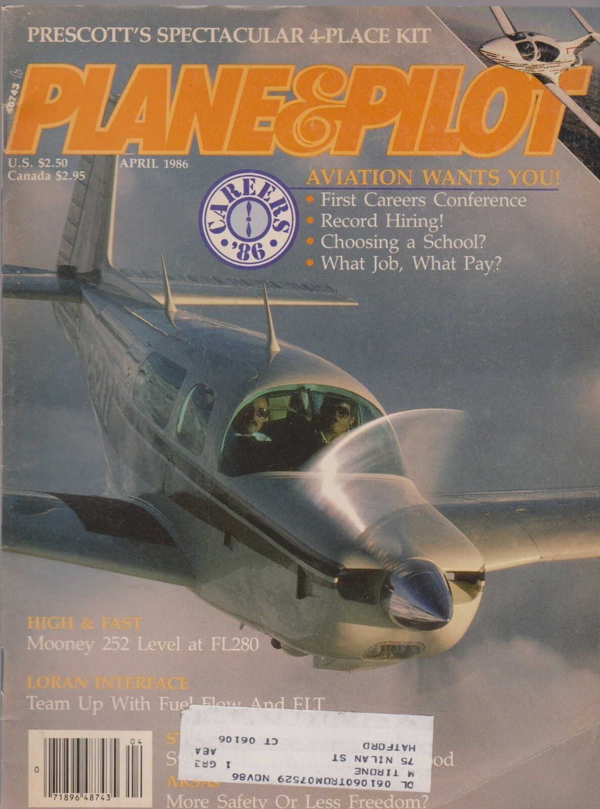 Plane & Pilot (Apr 1986) Mooney 252, ADF, Flying For Hollywood ...