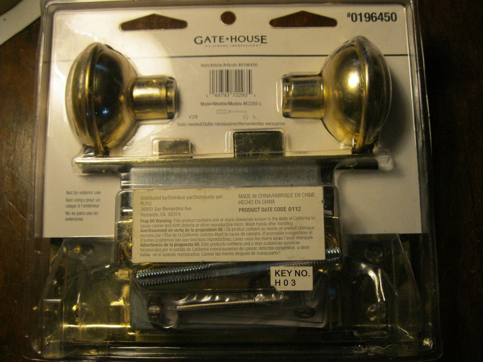 Old Fashioned Interior Mortise Lockset Brass NEW with Skeleton Key | eBay