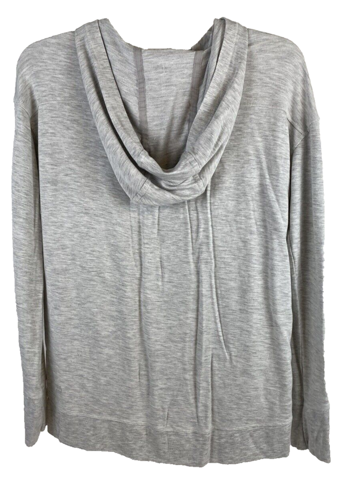 All in Motion unisex light gray/white long sleeve hoodie soft size XL ...