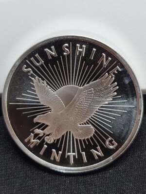 Lot Of 10 Sunshine Mint Silver Eagle Coin 1 Troy Oz Round .999 | eBay