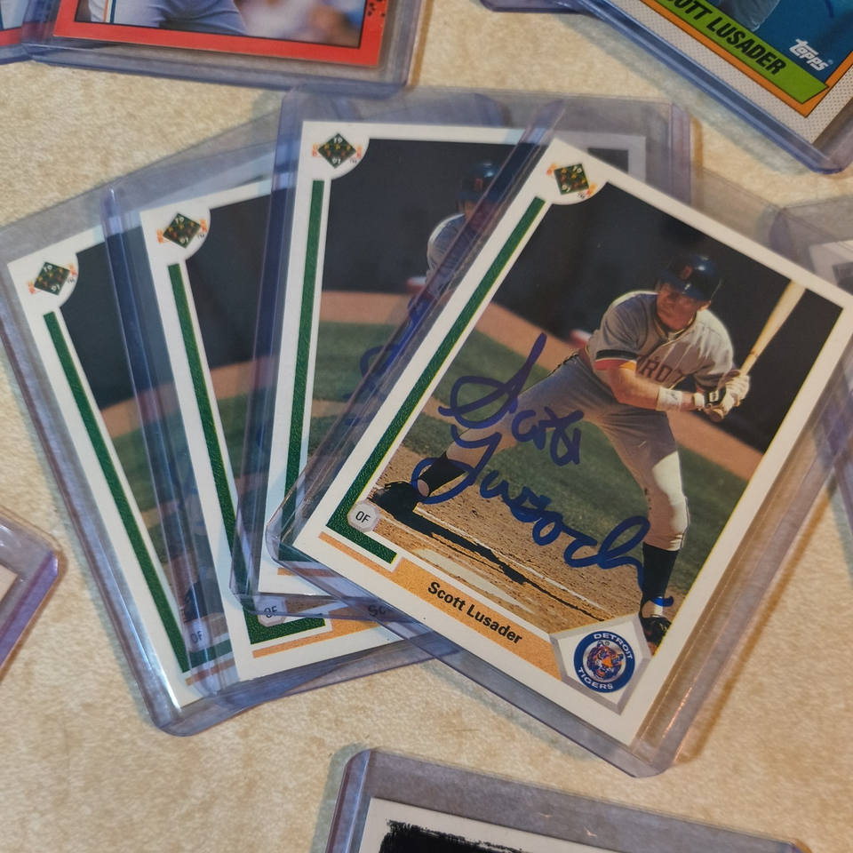 49 Autographed Baseball Cards Lot – Tigers Heavy – Bonilla, Wickman ...