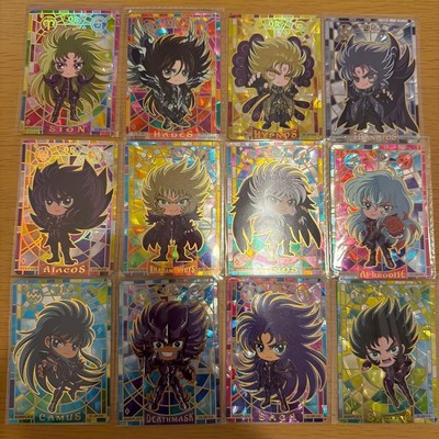 Overseas limited genuine Saint Seiya cards 12 pieces complete | eBay ...
