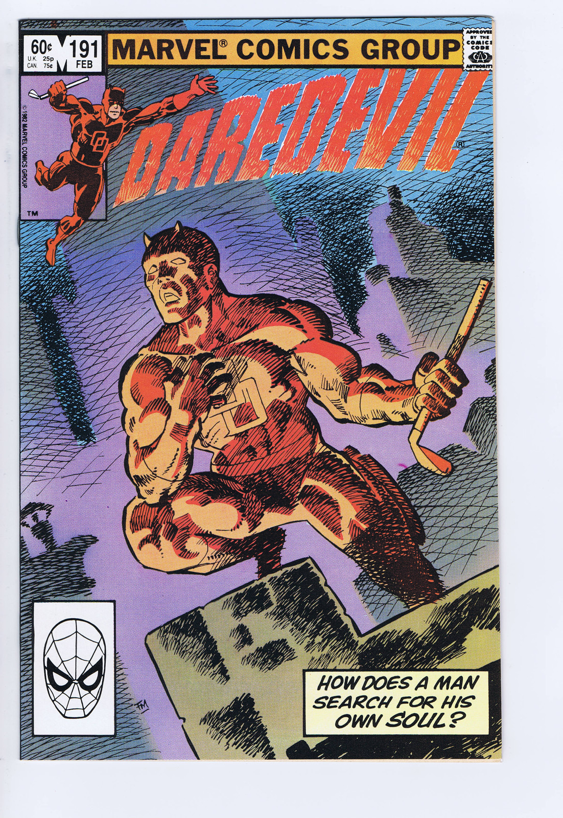 Daredevil #191 Marvel 1983 Roulette ! | eBay