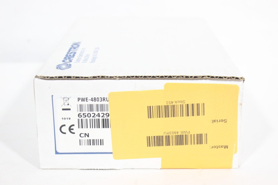 Crestron PWE-4803RU PoE Injector 6502429 Power Over Ethernet (1543-307 ...
