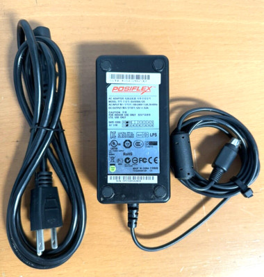 Posiflex AC Adapter Model EA1050A-120 Type 12 Volt 5.0 Amps | eBay
