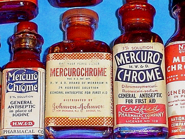 13 VINTAGE MERCUROCHROME BOTTLES | eBay