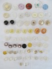 Vintage Buttons Assorted Sizes Old Transparent Some Glass Lot of 65 H4 ...