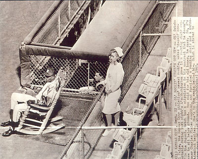 Negro League ace Satchel Paige 8x10 photo sitting in rocking chair on ...